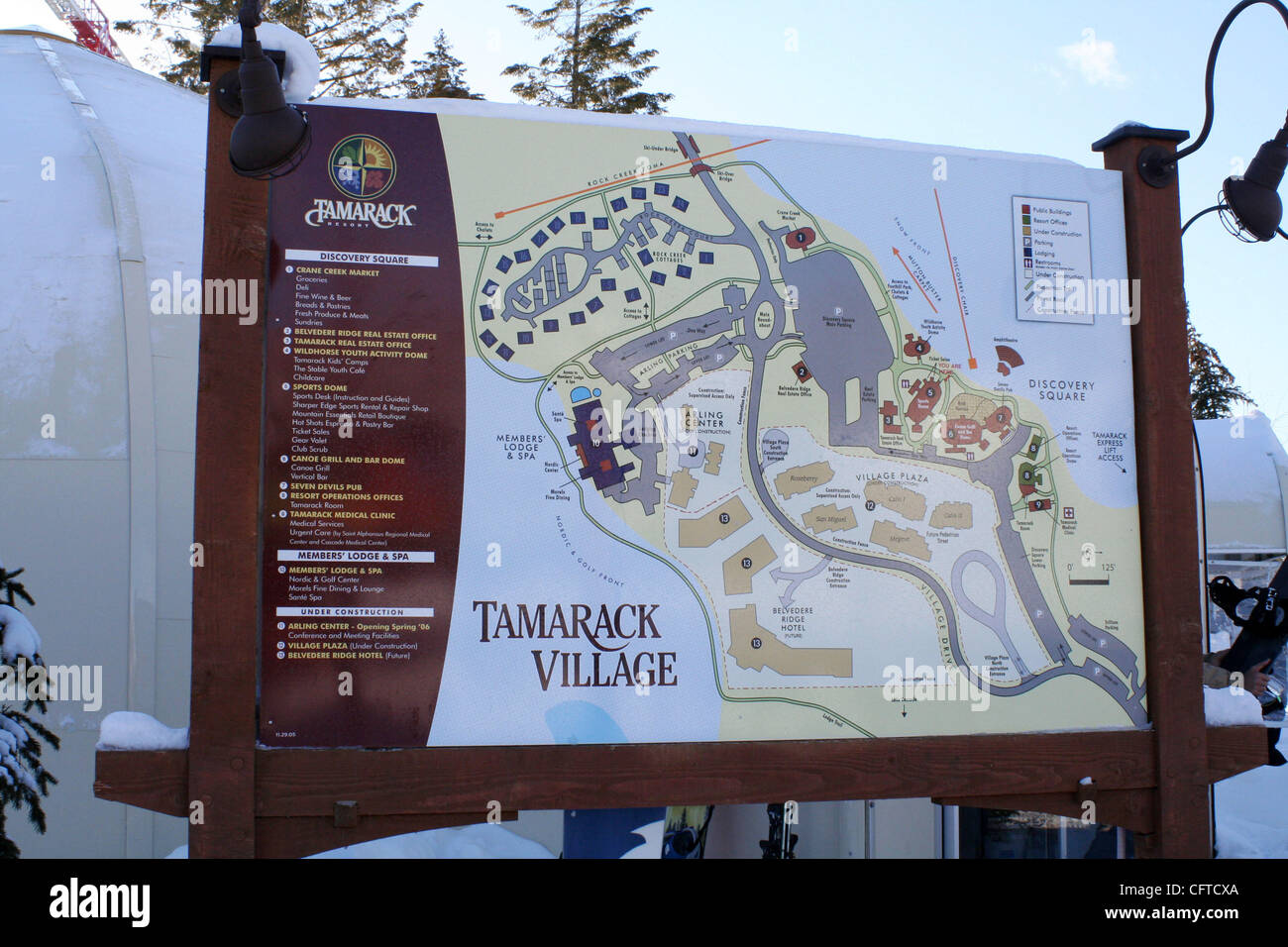 Jan 06, 2007; Donnelly, ID, USA; Tamarack Resort is a new four-season ...