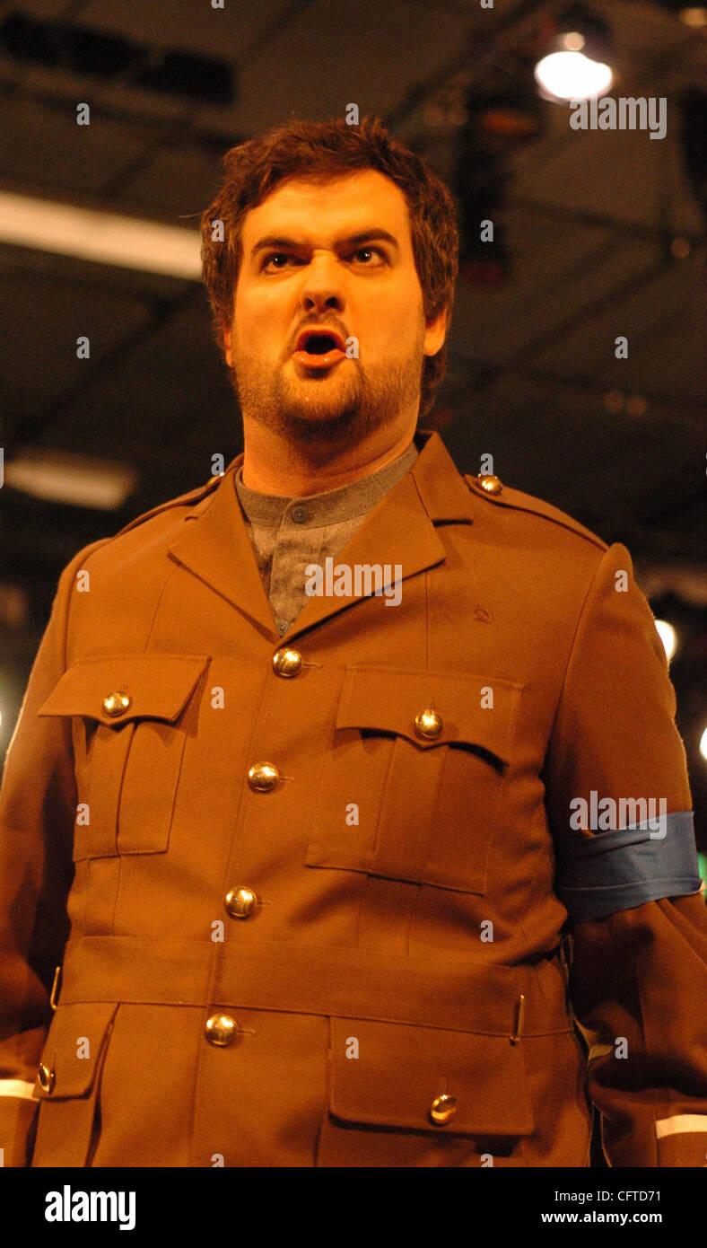 Christopher Clayton (Ulysses) sings about being home Stock Photo - Alamy