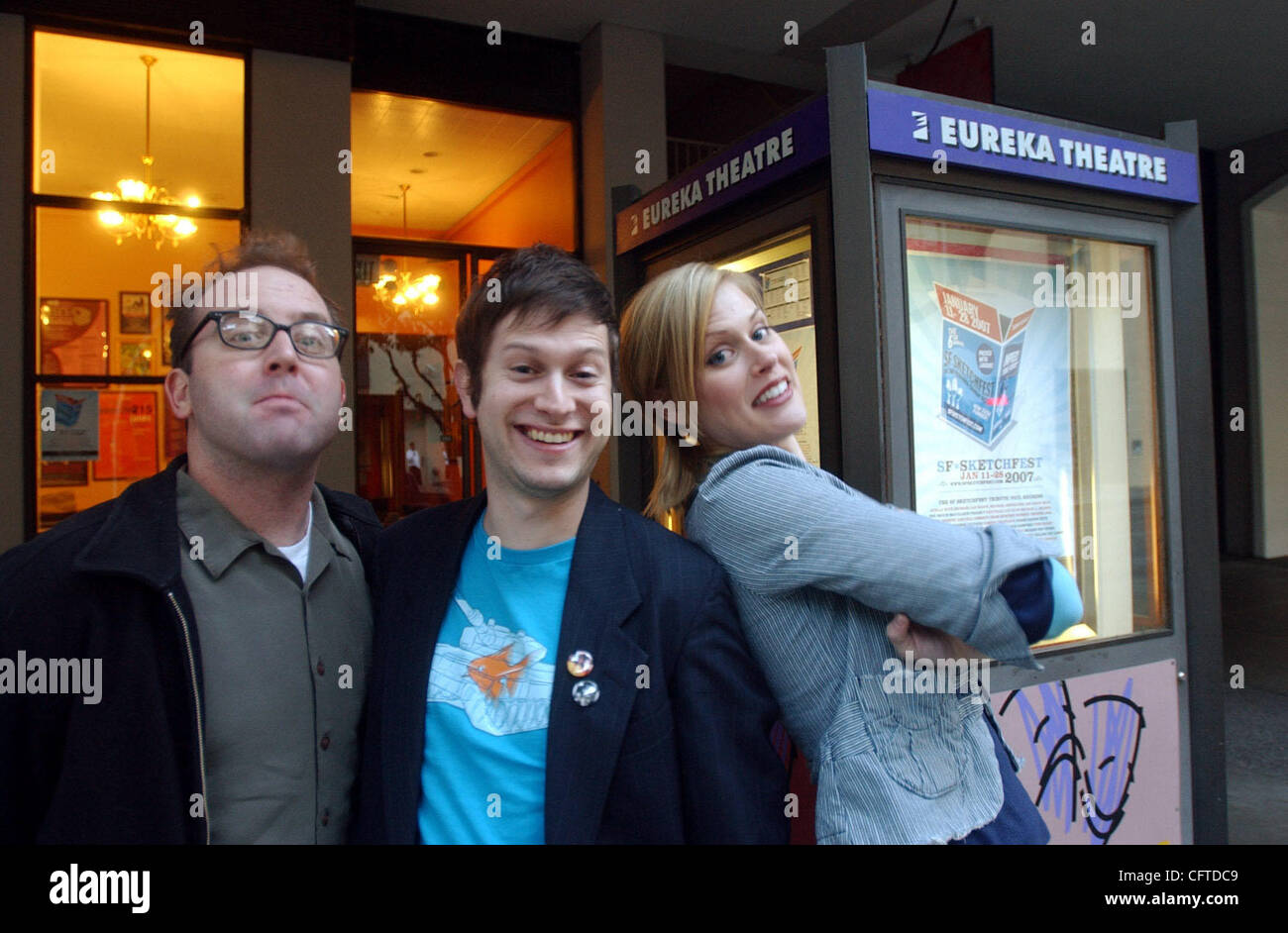 (from left) Creators of SF Sketchfest David Owen, Cole Stratton and ...