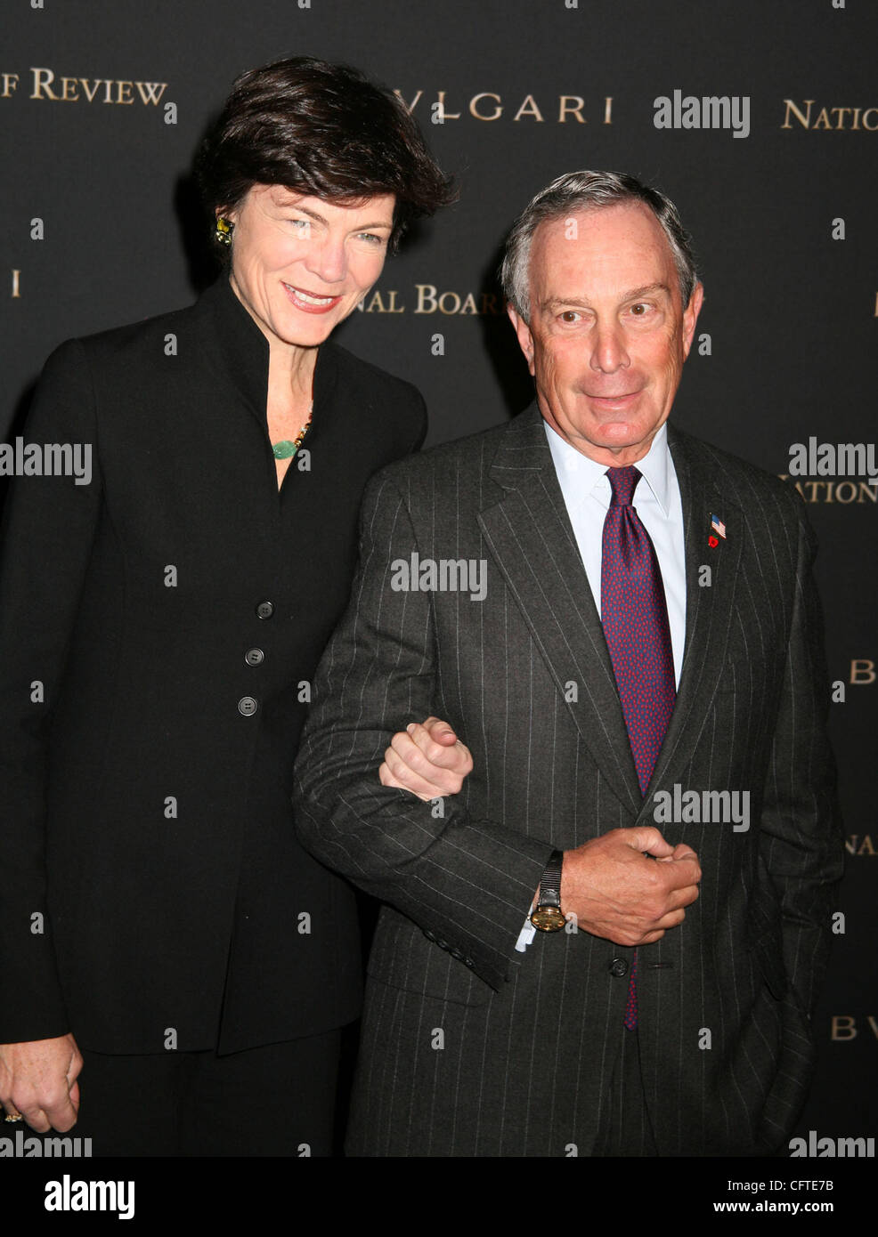 Jan 09, 2007; New York, NY, USA; NYC Mayor MICHAEL BLOOMBERG and his ...