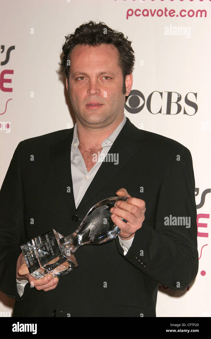 Jan 09, 2007; Hollywood, USA; Actor VINCE VAUGHN at the 33rd Annual ...