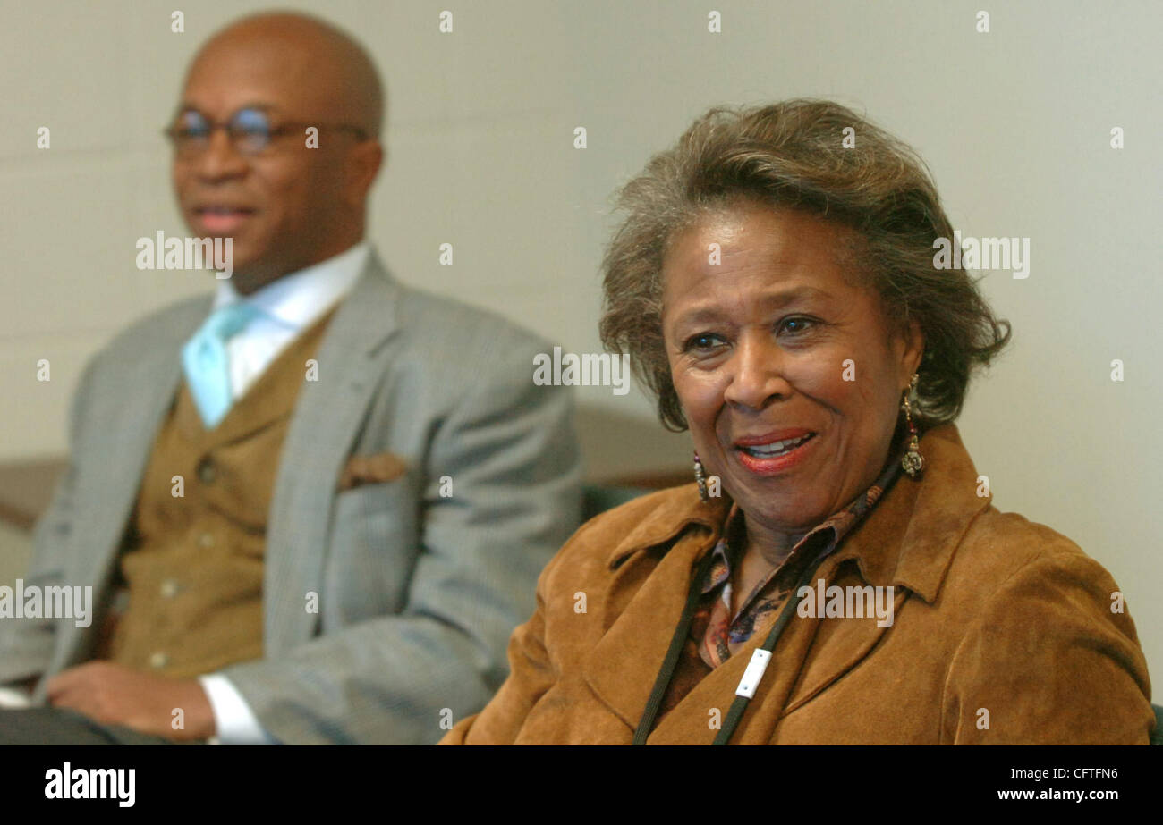 V. Toni Adams (right) Director of Student Programs and Services for the ...