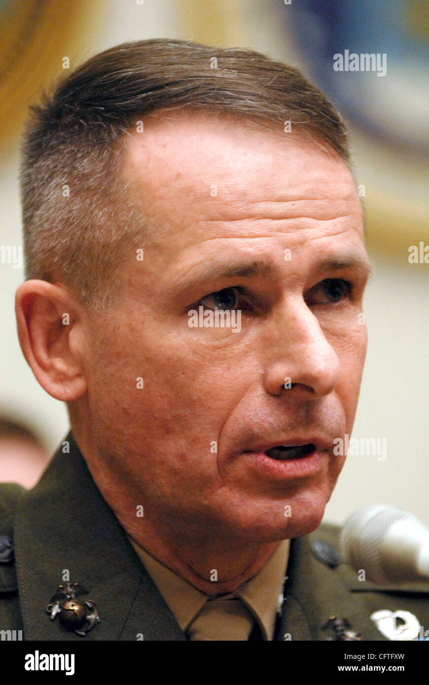Jan 11, 2007; Washington, DC, USA; General PETER PACE answers questions ...