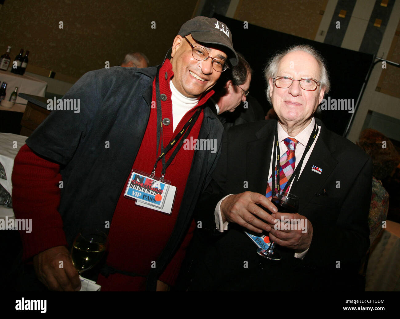 Jan 12, 2007; New York, NY, USA; Trumpet player JIMMY OWENS (L) and ...