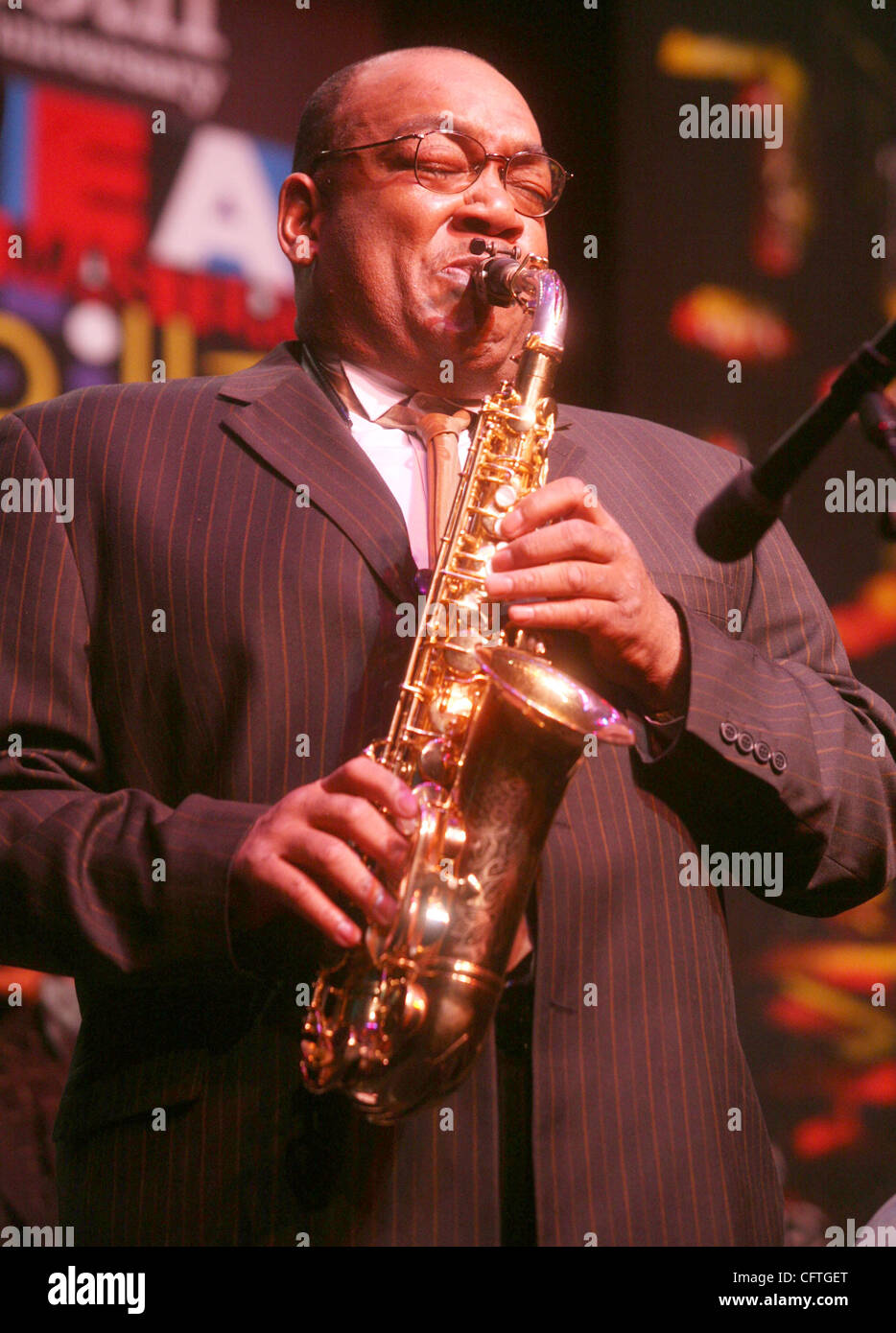 Jan 12, 2007; New York, NY, USA; Saxophonist JEFF CLAYTON from the ...