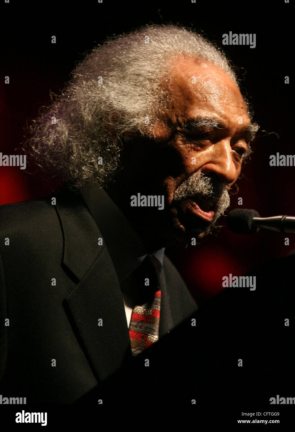 Jan 12, 2007; New York, NY, USA; Musican GERALD WILSON at the concert ...