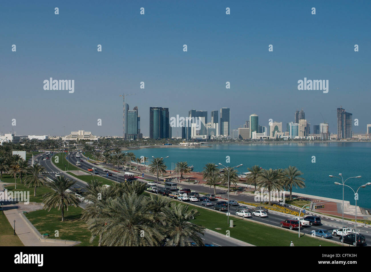 DOHA / CAPITAL of QATAR January 2007 View of downtown Doha from ...