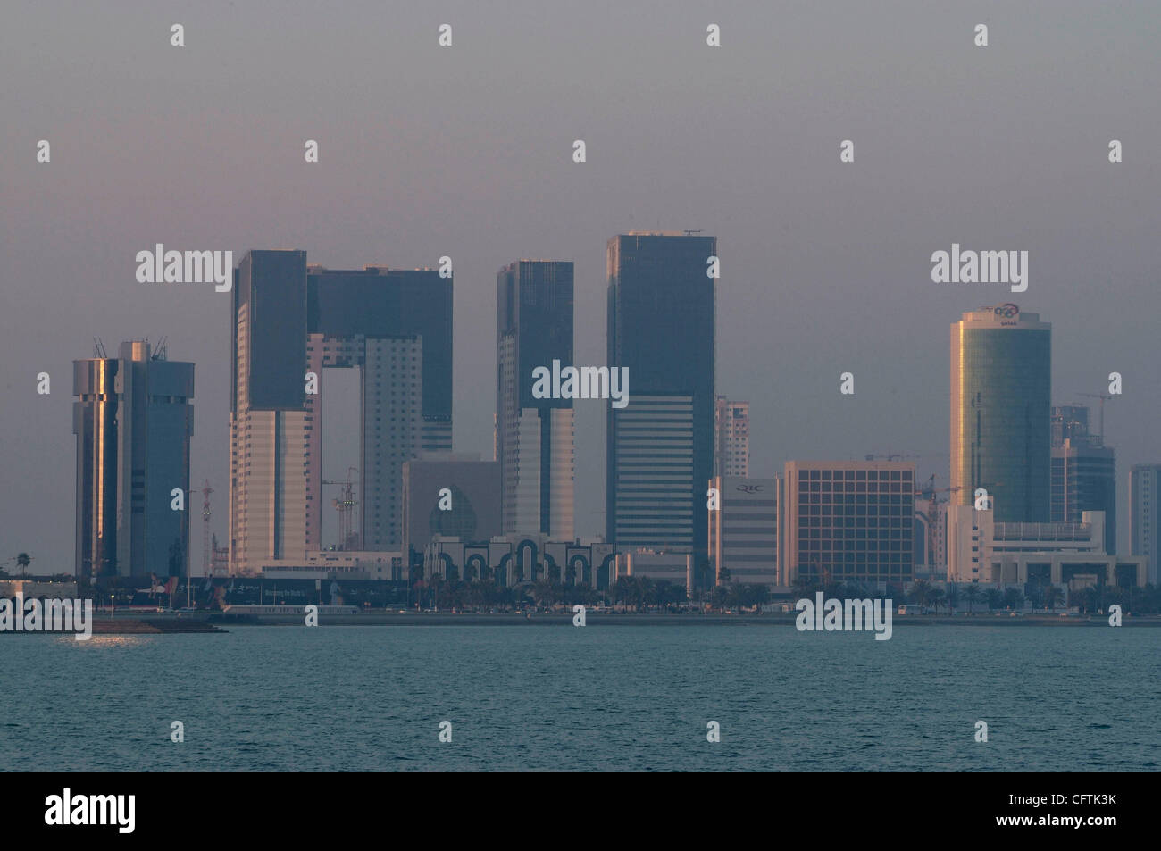 DOHA / CAPITAL of QATAR January 2007 View of downtown Doha from ...