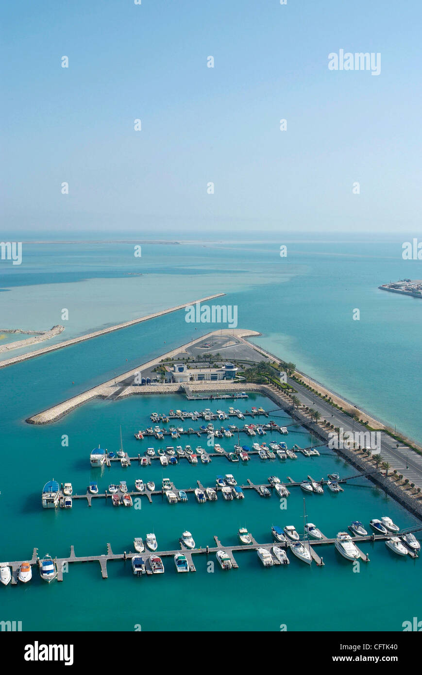 DOHA / CAPITAL of QATAR January 2007 View of Doha' marina (still under ...