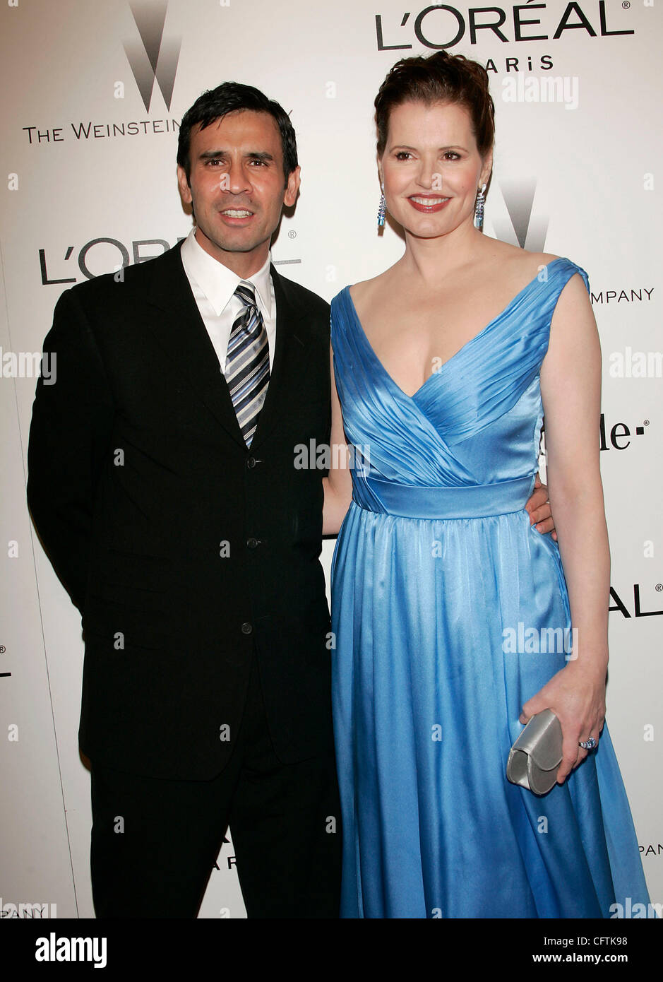 Jan 15, 2007; Beverly Hills, CA, USA; GEENA DAVIS & husband at the ...