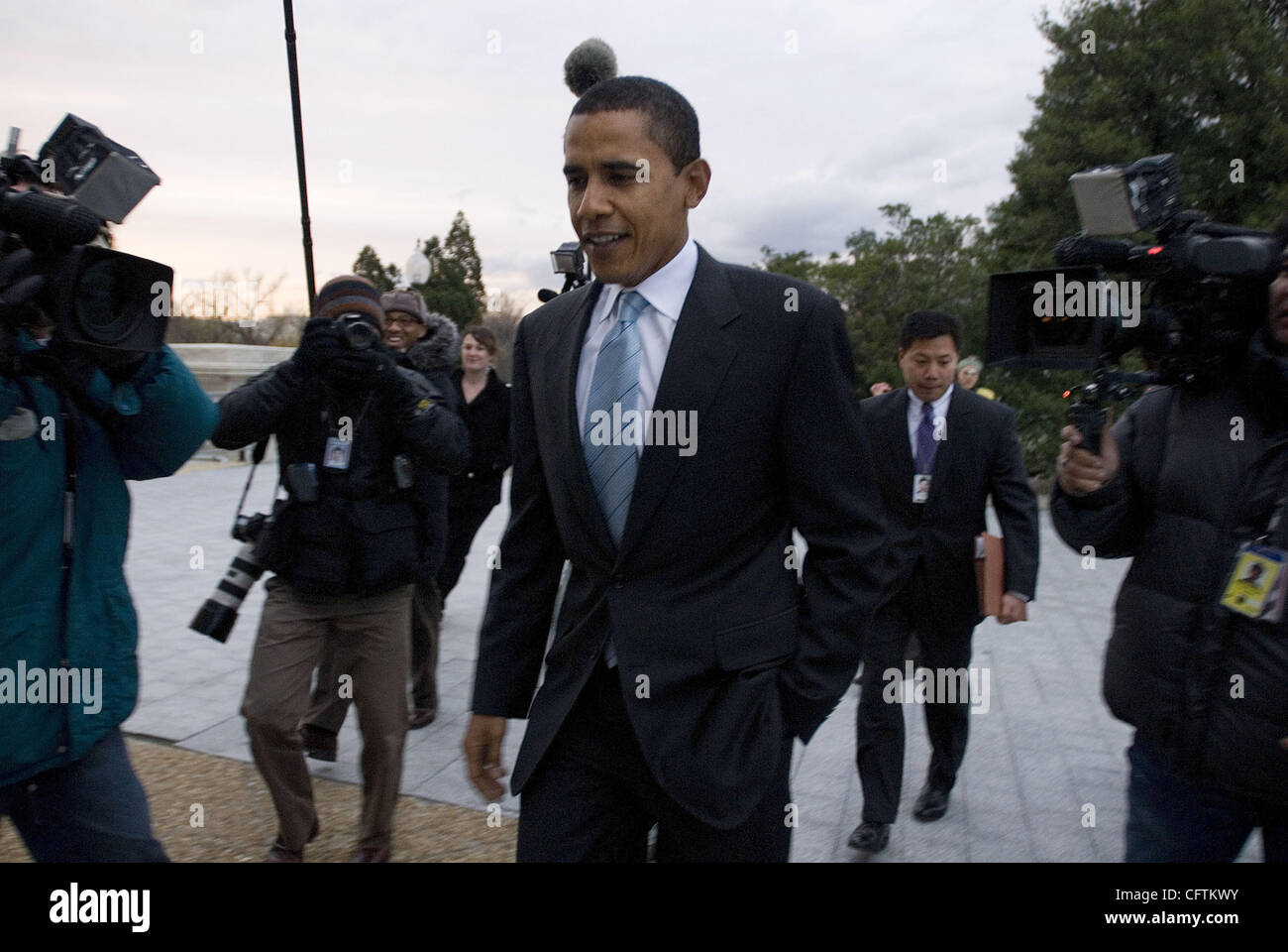 Jan 16, 2007 - Washington, DC, USA - BARACK OBAMA, shown here on his ...