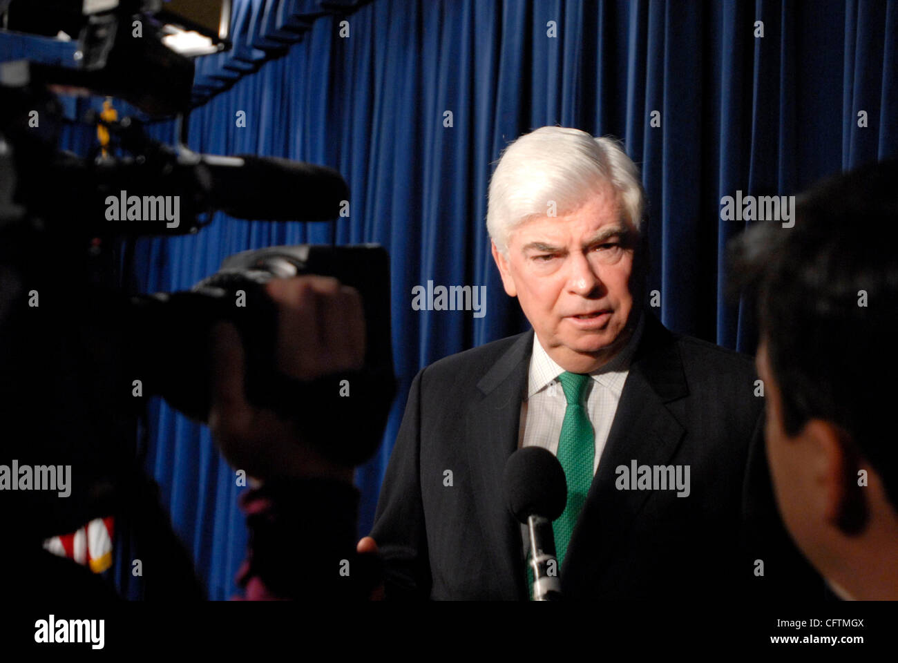 Jan 17, 2007; Washington, DC, USA; Senator CHRISTOPHER DODD (D-CT ...