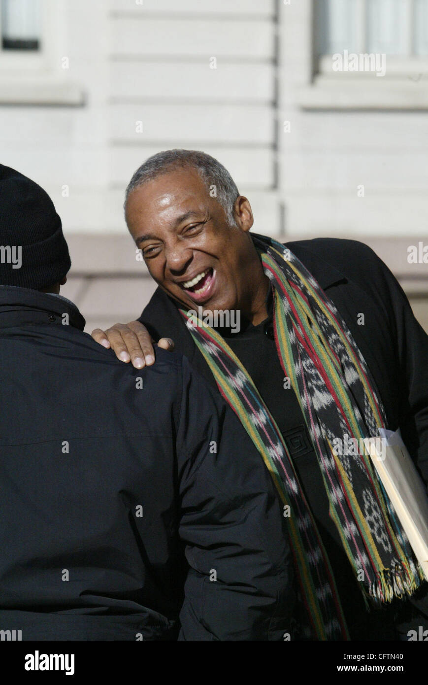 New York City Council Member Charles Barron arriving City Hall in ...