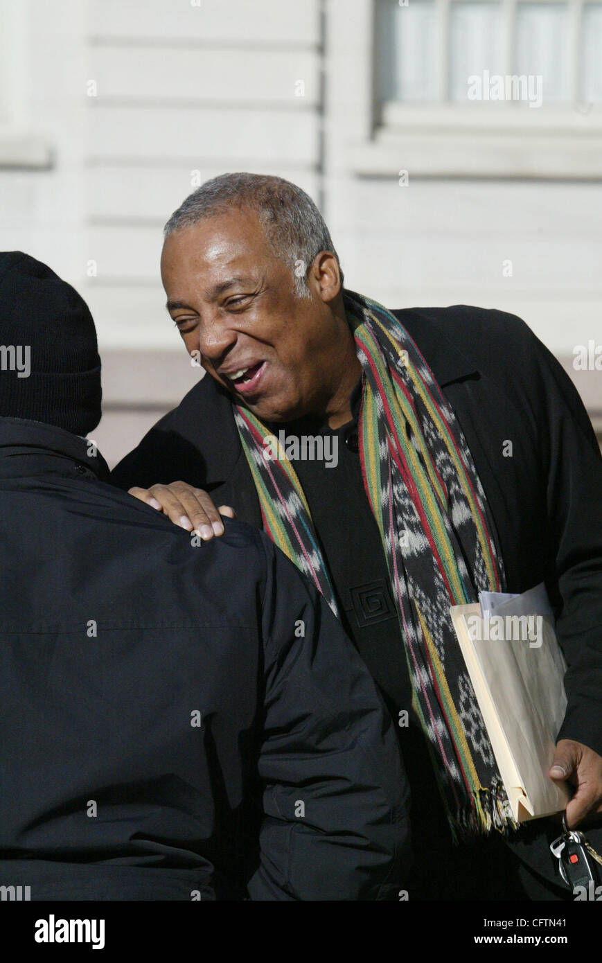 New York City Council Member Charles Barron arriving City Hall in ...