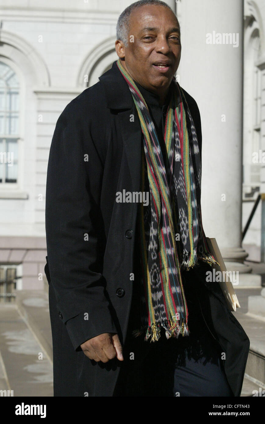 New York City Council Member Charles Barron arriving City Hall in ...