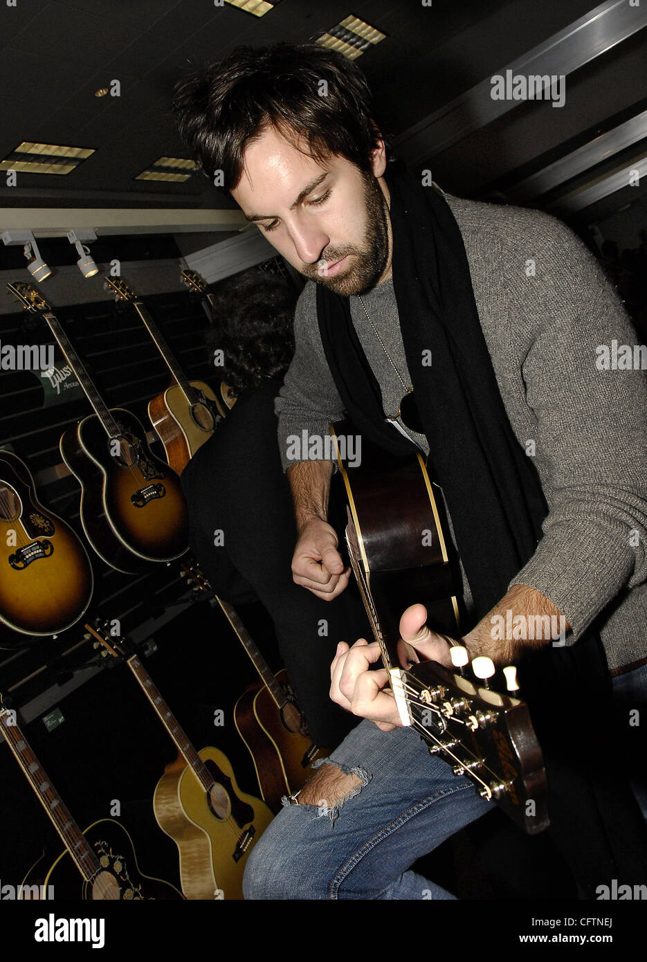 January 18, 2007; Anaheim, CA, USA; Musician JOSH KELLEY in Gibson's ...