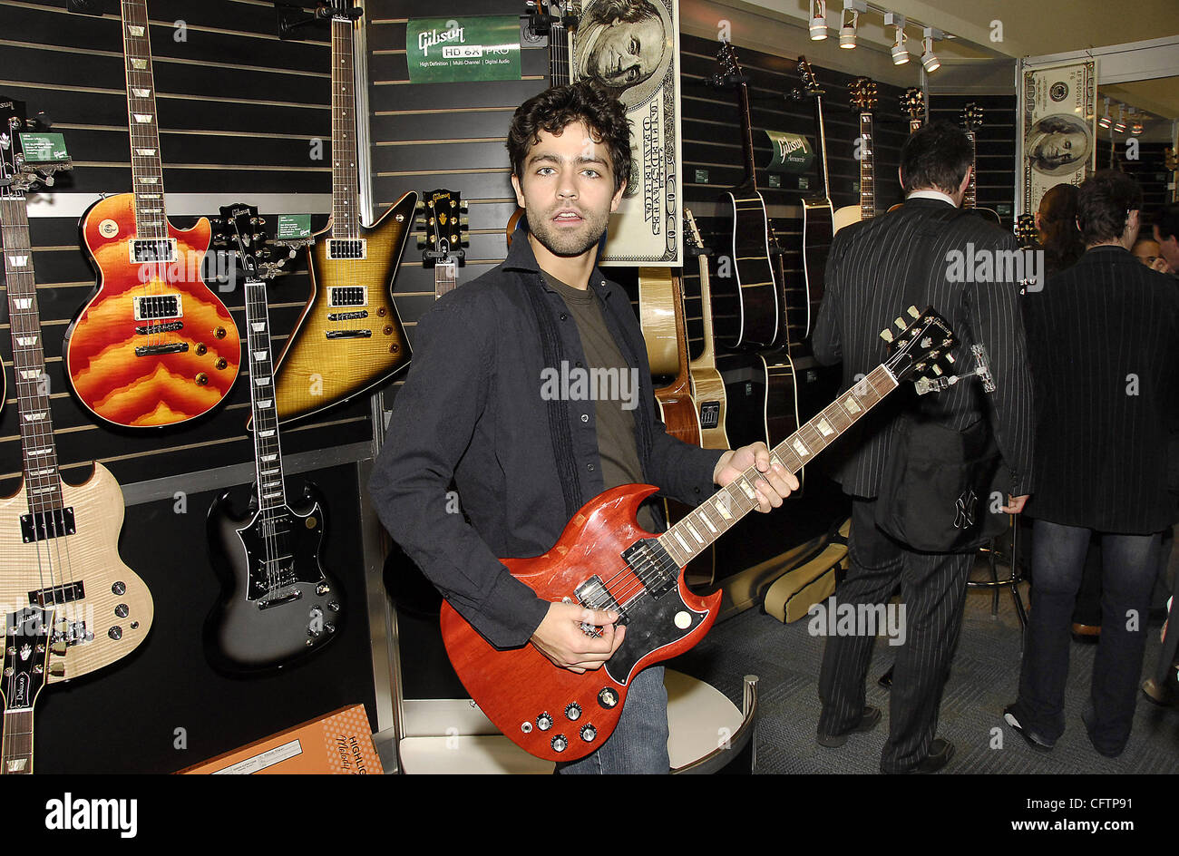 January 19, 2007; Anaheim, CA, USA; Actor ADRIAN GRENIER in the Gibson ...
