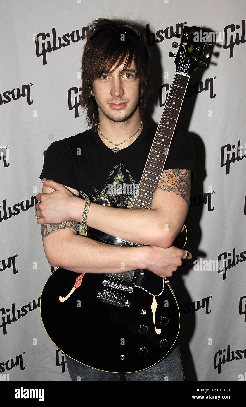 January 19, 2007; Anaheim, CA, USA; Musician NICK WHEELER in the Gibson ...