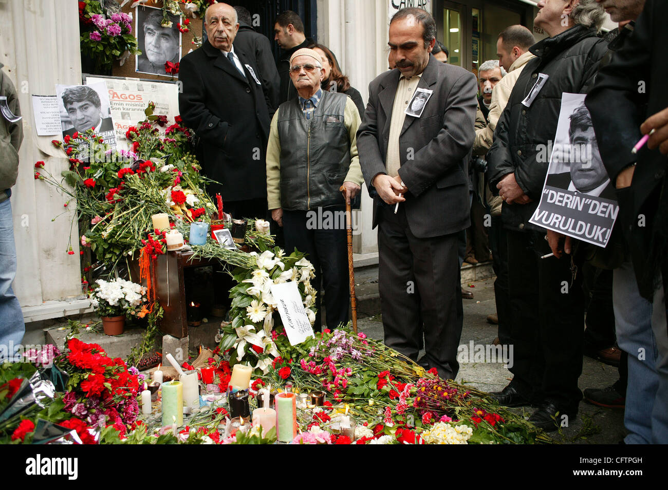 Murder flowers candles hi-res stock photography and images - Alamy