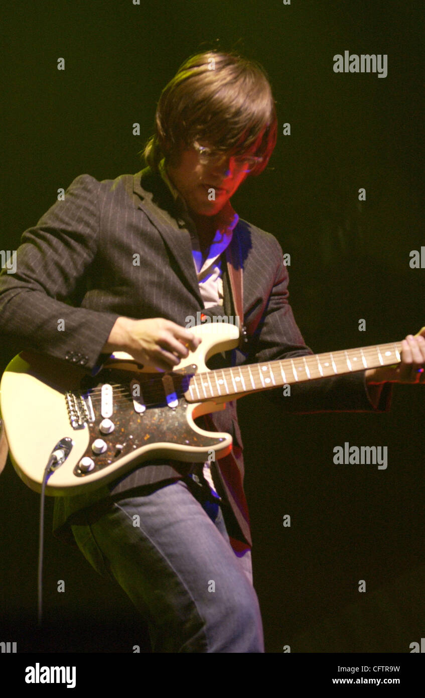 Jan. 21, 2007; Raleigh, NC USA; Guitarist DAVE WELSH of the band THE ...