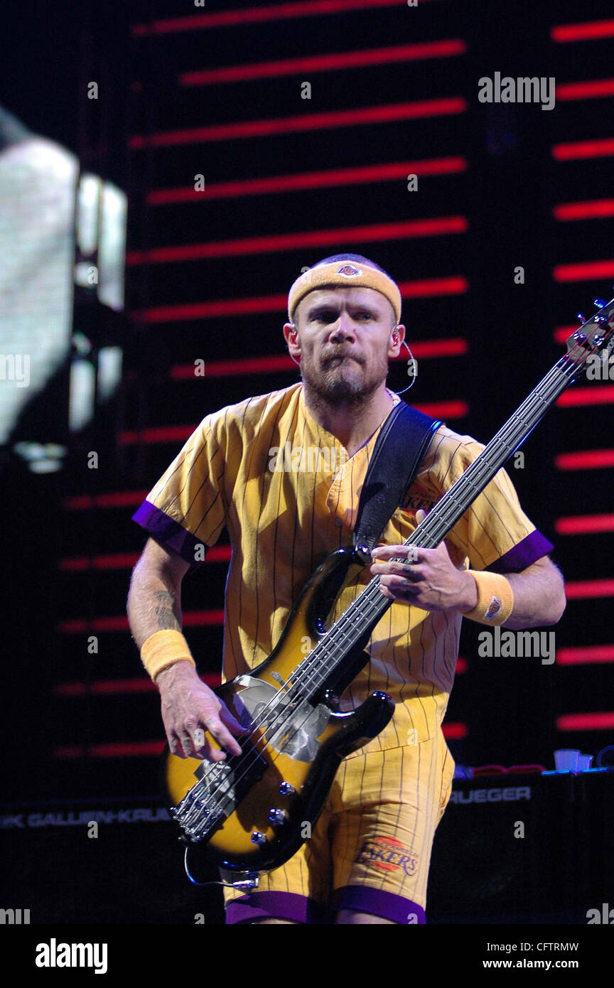 Michael Flea Balzary and the Red Hot Chili Peppers perform at the RBC ...