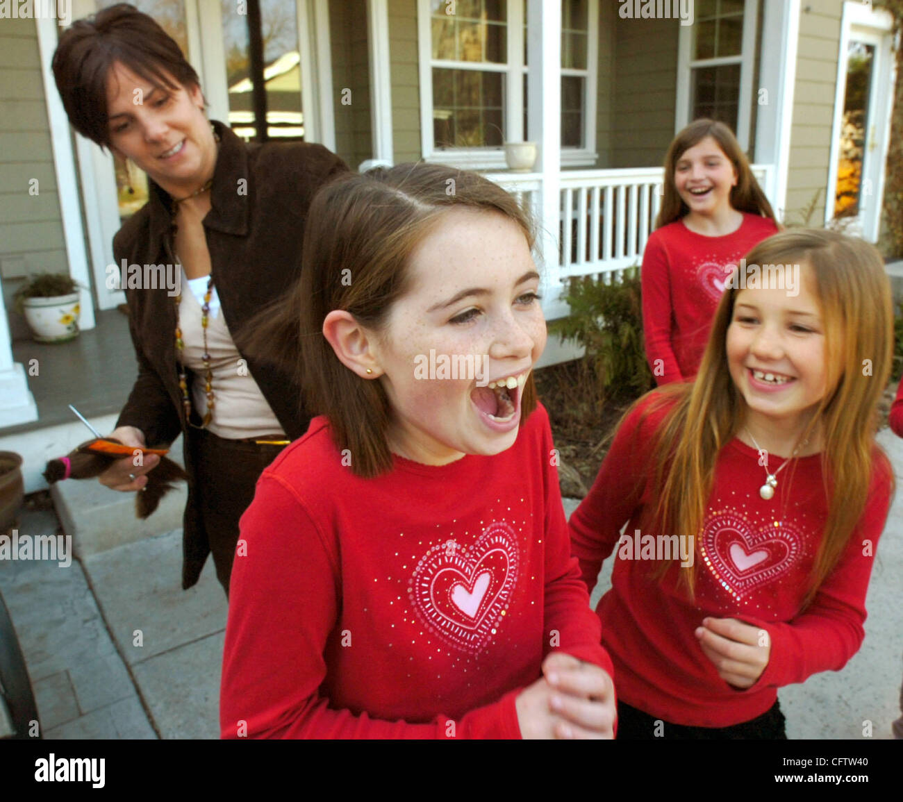 (from left) Janine Perry, a hair stylist for the Wassim and Company ...