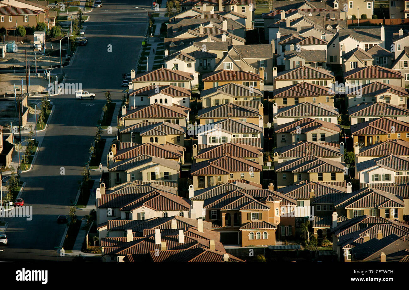 JANUARY 24, 2007, 4S RANCH, CA, USA , A birds-eye view looking ...