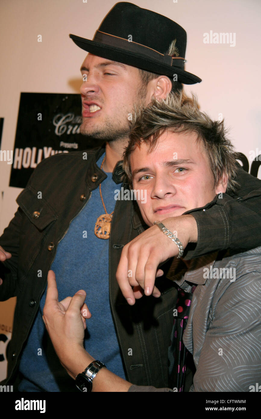 Jan 25, 2007; Hollywood, CA, USA; ALEX BOYD and MATT CUTSHELL arriving ...