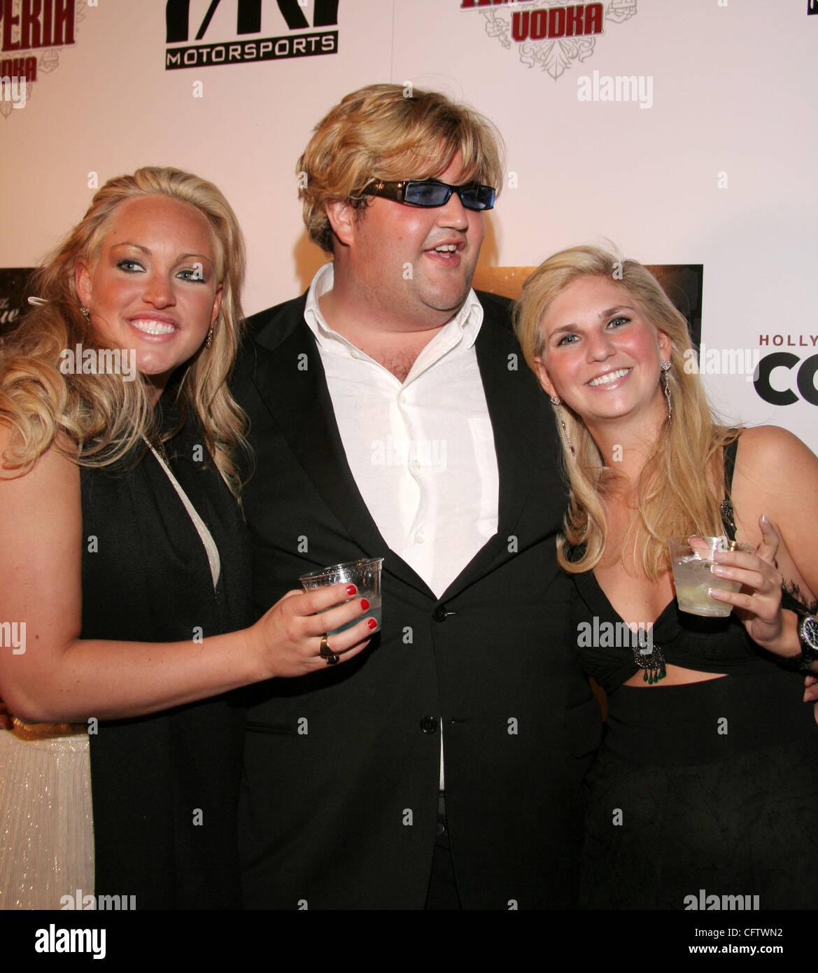 Jan 25, 2007; Hollywood, CA, USA; JASON DAVIS and his cousin arriving ...