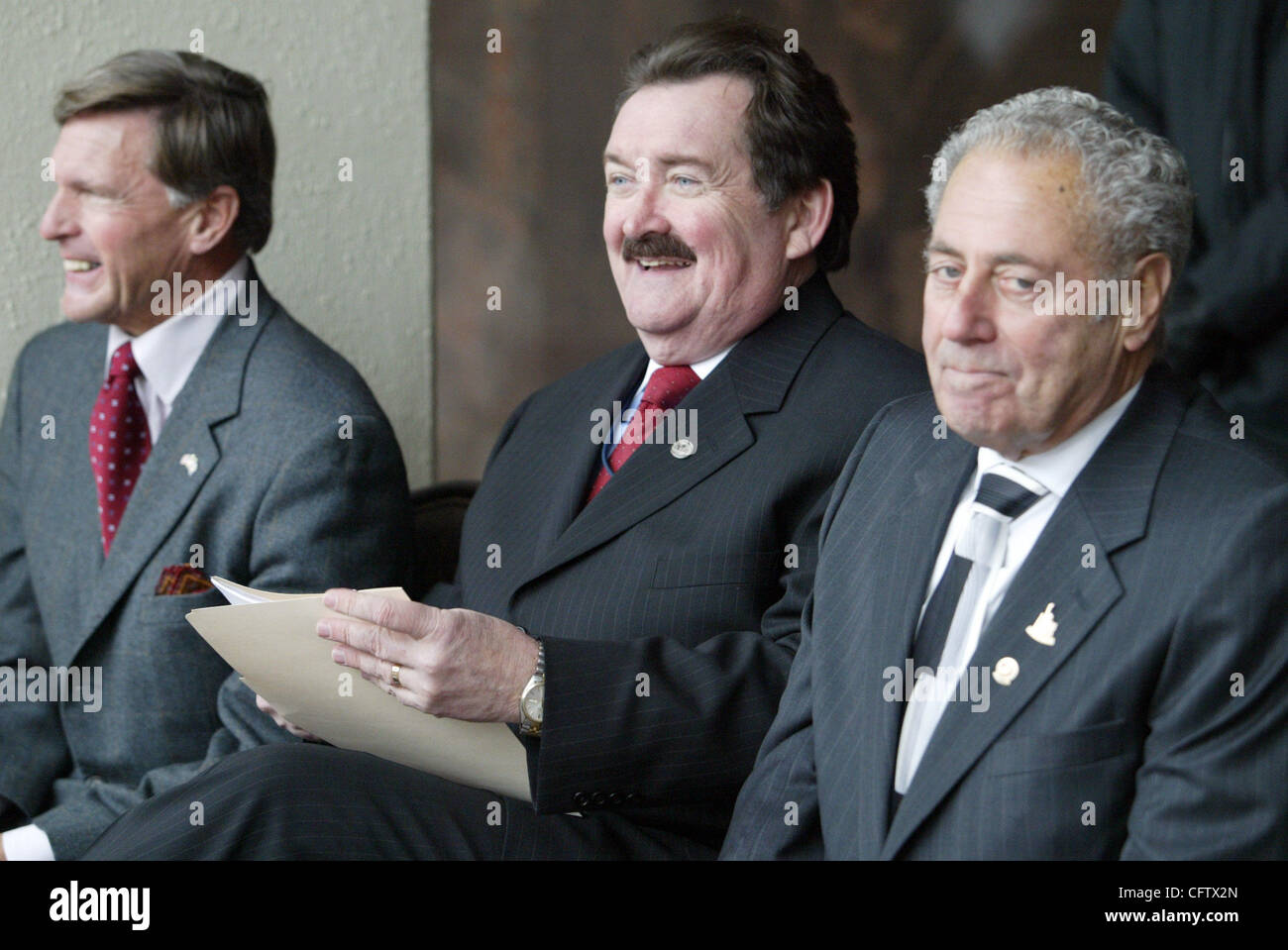 L/R: NYPA Trustee Robert Moses,NYPA President and CEO Timothy S. Carey ...