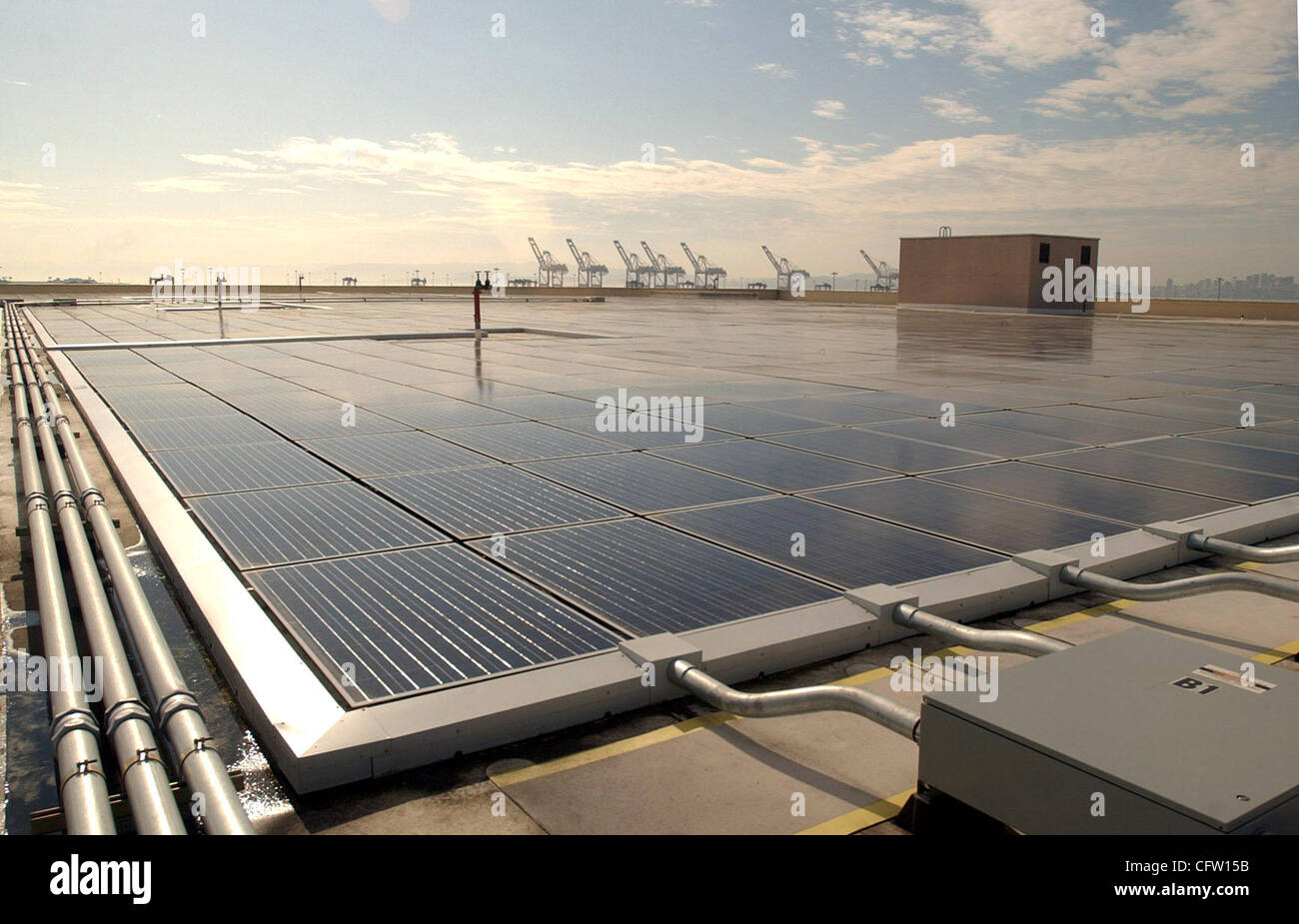 The United States Postal Plant building in Oakland, Calif., is topped ...