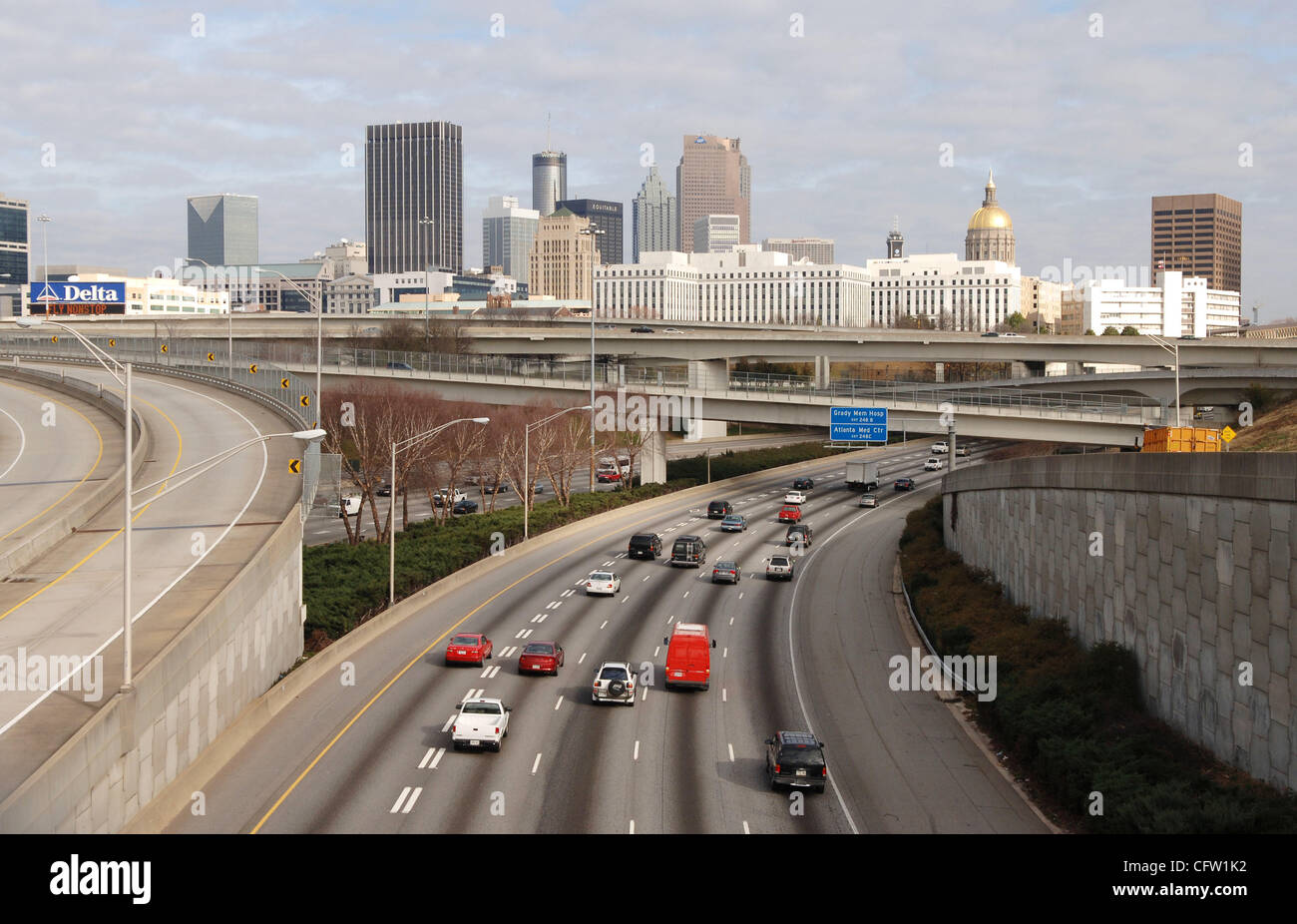 Downtown Atlanta Ga skyline at midmorning. ©Robin Nelson Stock Photo ...