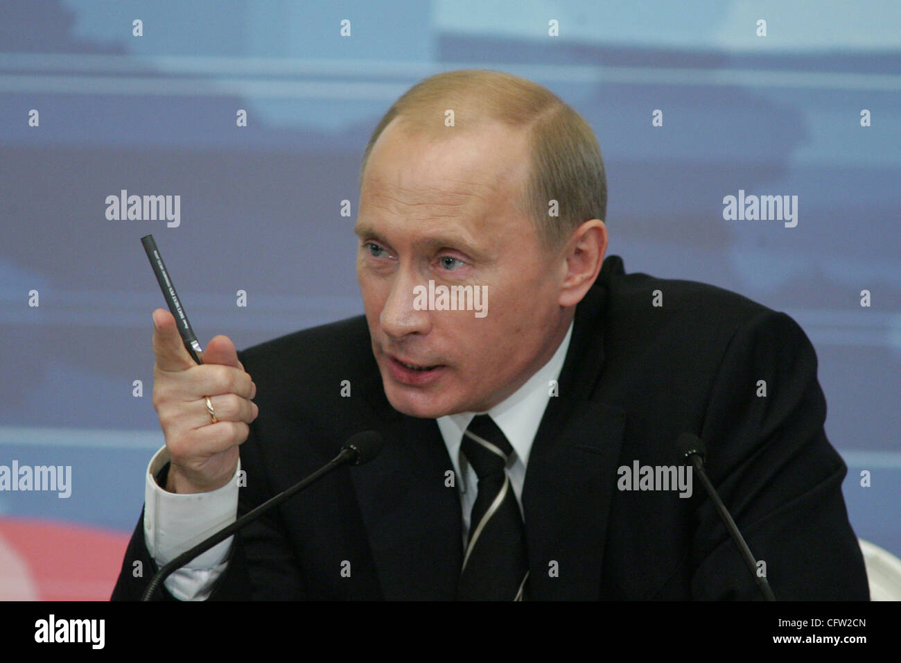 Russian President Vladimir Putin gave his annual televised press ...