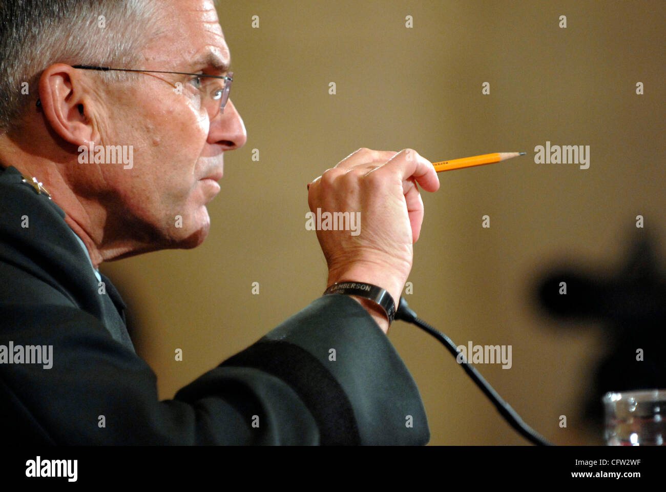 Feb 01, 2007; Washington, DC, USA; General GEORGE CASEY answers ...