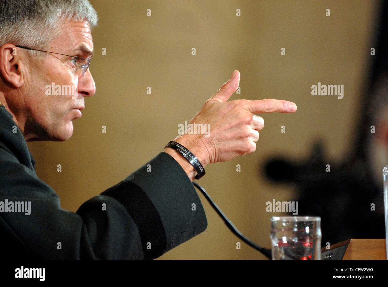 Feb 01, 2007; Washington, DC, USA; General GEORGE CASEY answers ...