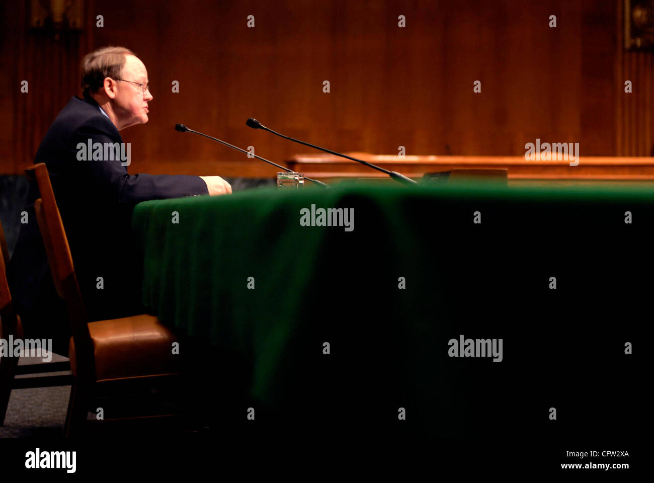 Feb 01, 2007; Washington, DC, USA; Admiral MIKE MCCONNELL answers ...