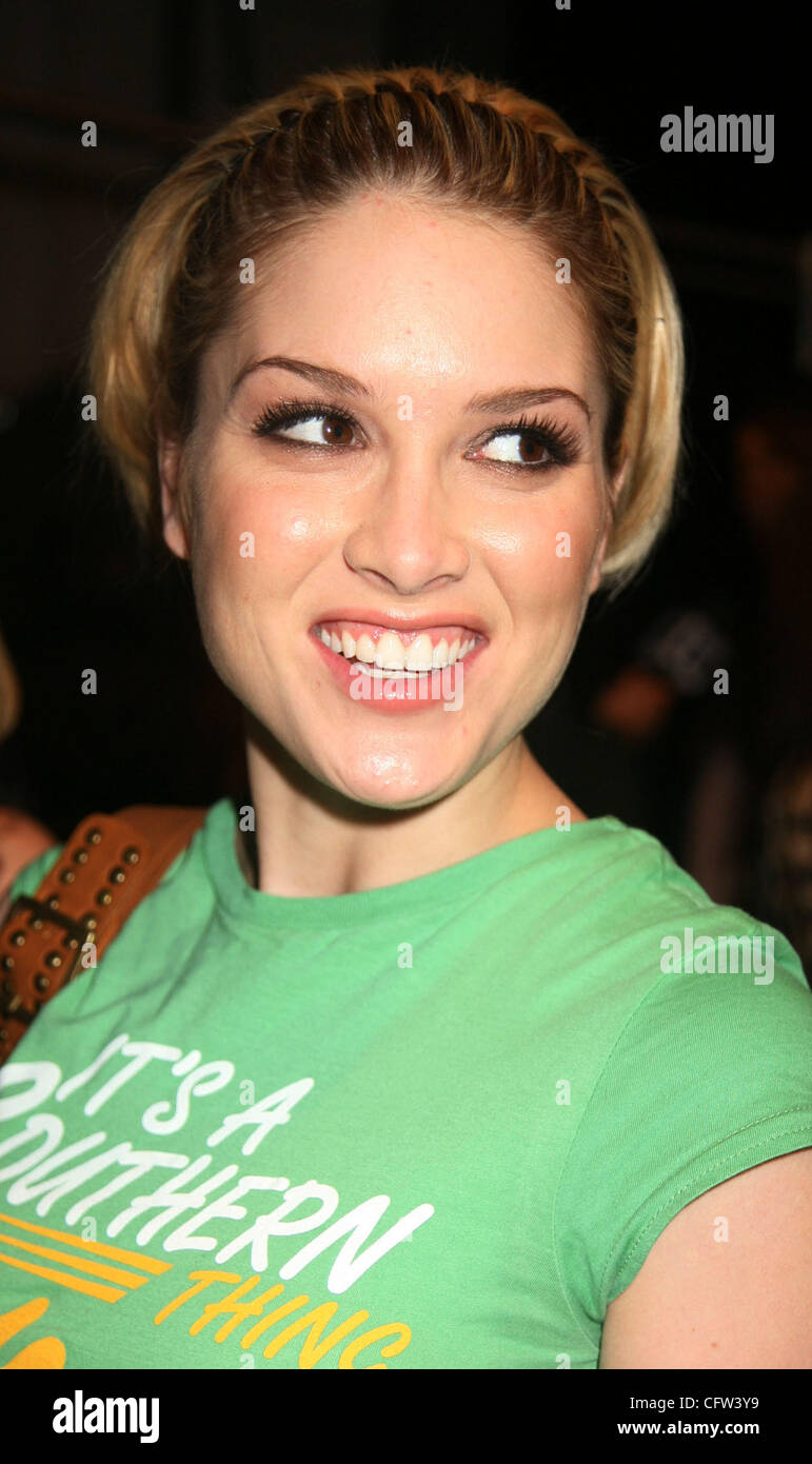 Feb 04, 2007; New York, NY, USA; MIss USA TARA CONNER backstage at ...