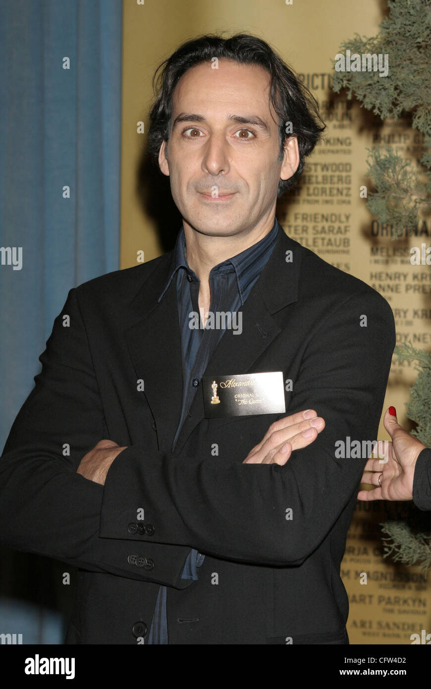 Feb 05, 2007; Hollywood, California, USA; Composer ALEXANDRE DESPLAT at ...