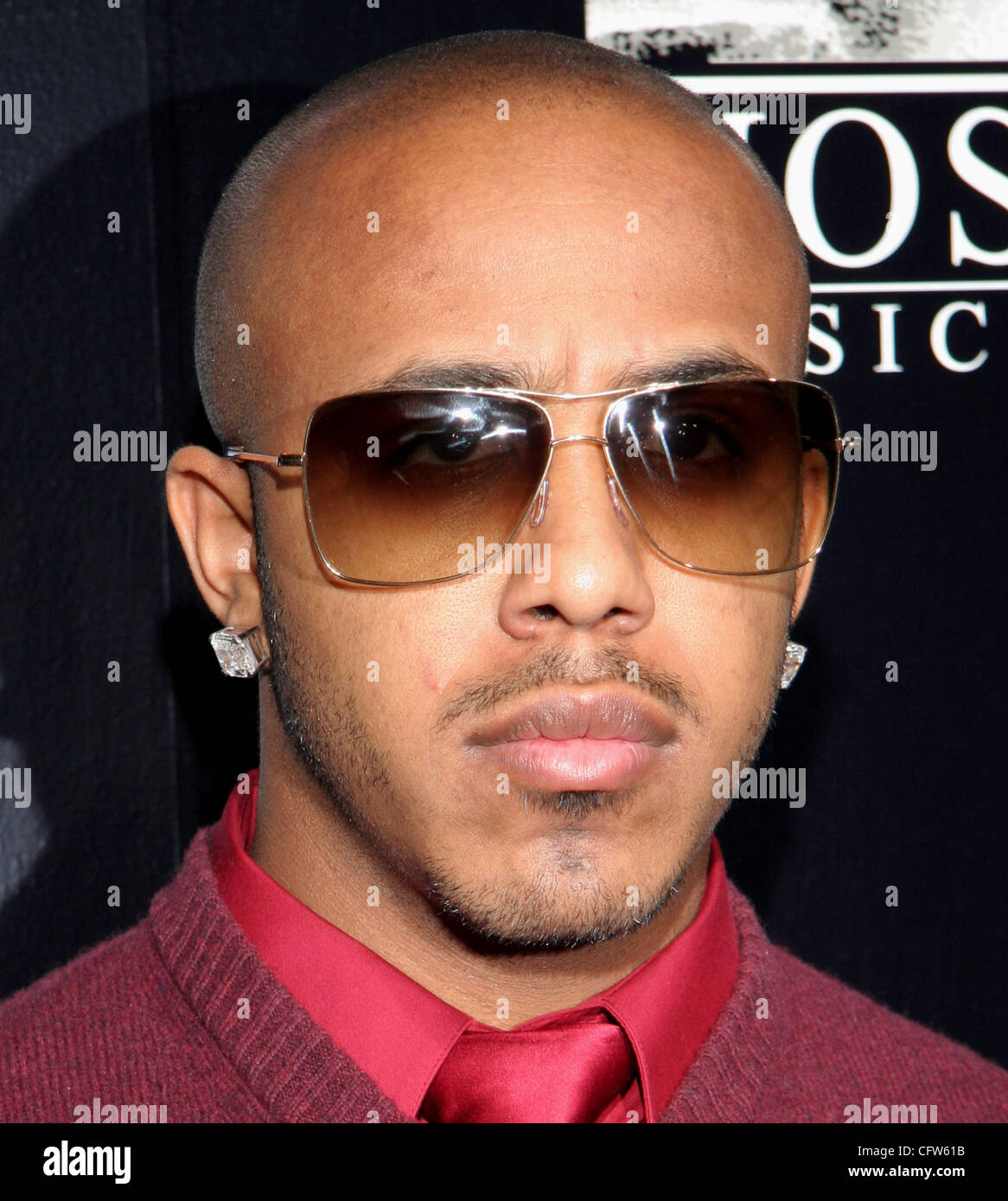 Feb 08, 2007; Los Angeles, CA, USA; MARQUES HOUSTON arriving at the ...