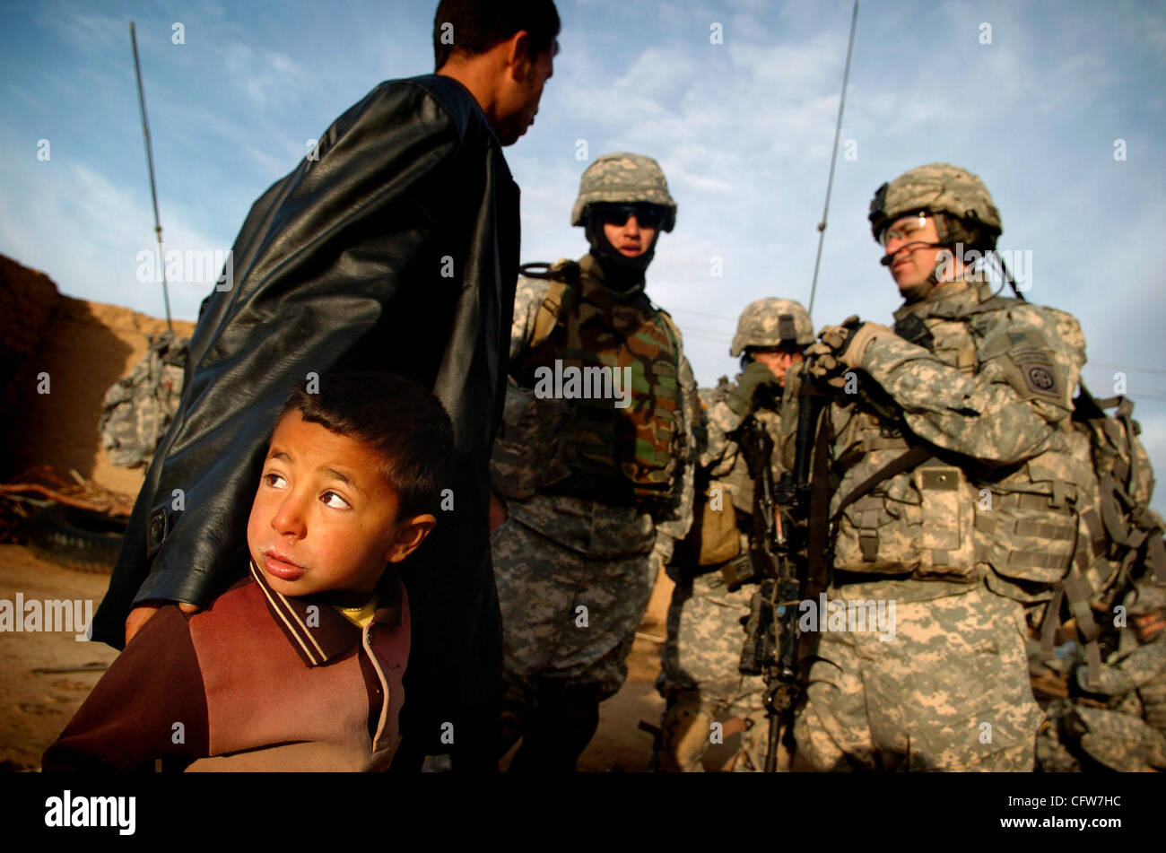 Feb 10, 2007 - Jadida, Salah ad Din, Iraq - An Iraqi child watches ...