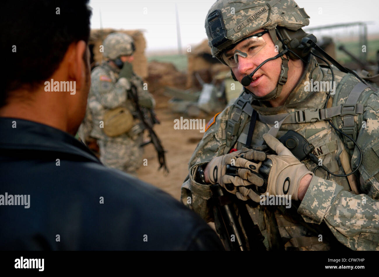 Battalion commander of an infantry regiment left hi-res stock ...