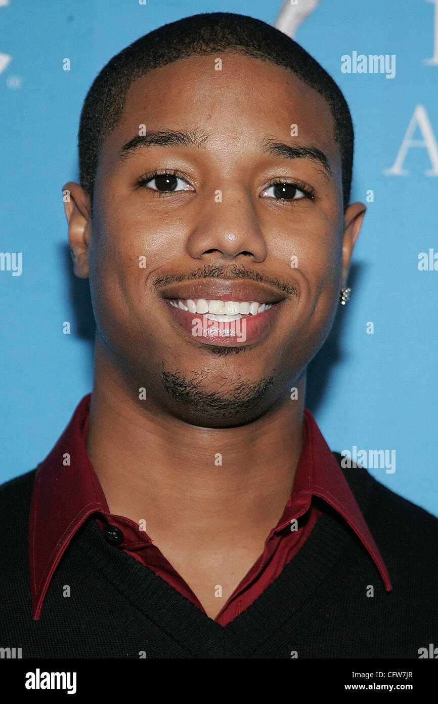 Feb 10, 2007; Beverly Hills, CA, USA; Actor MICHAEL B. JORDAN during ...