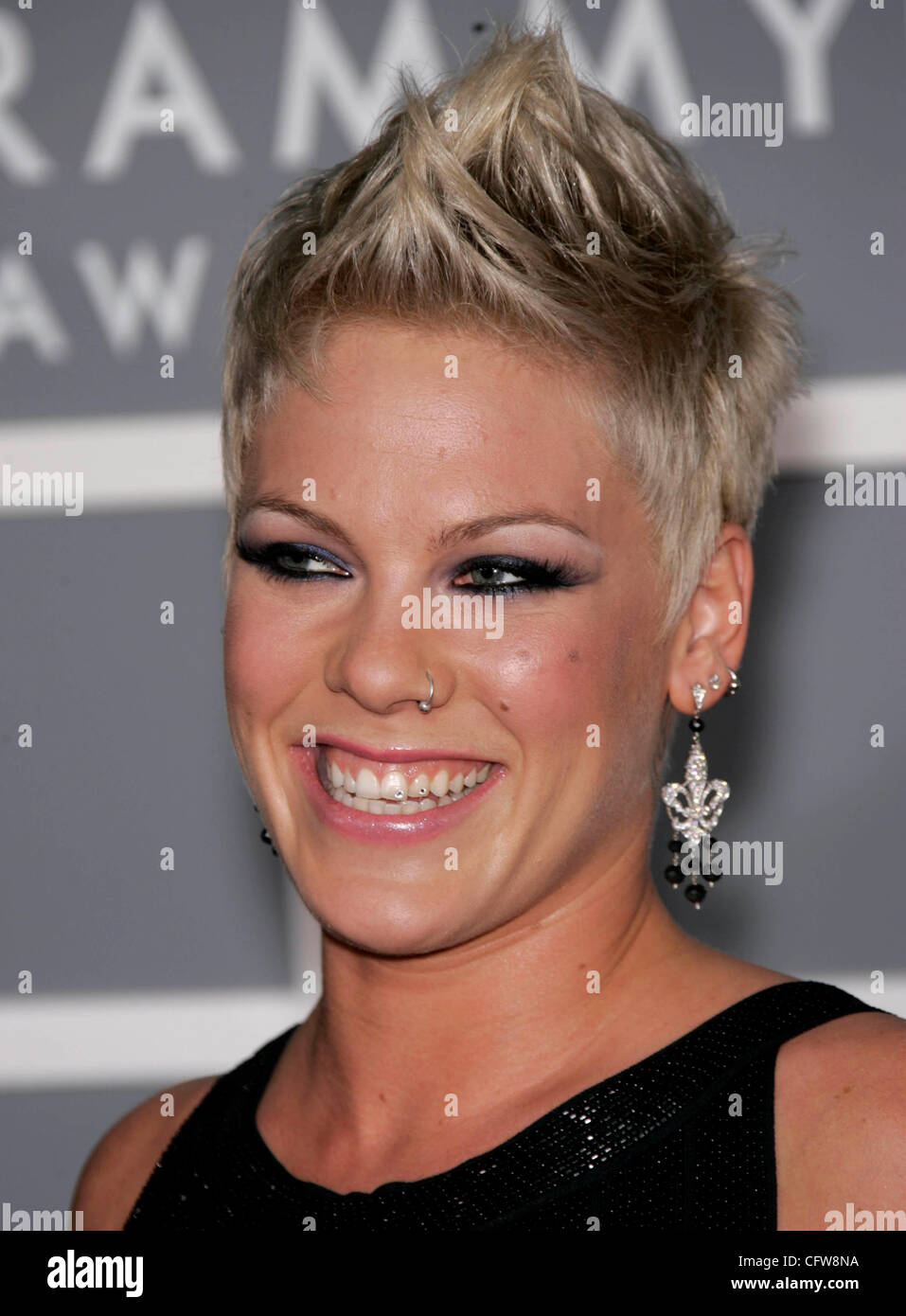 Feb 11, 2007; Los Angeles, CA, USA; GRAMMYS 2007: PINK arriving at the ...