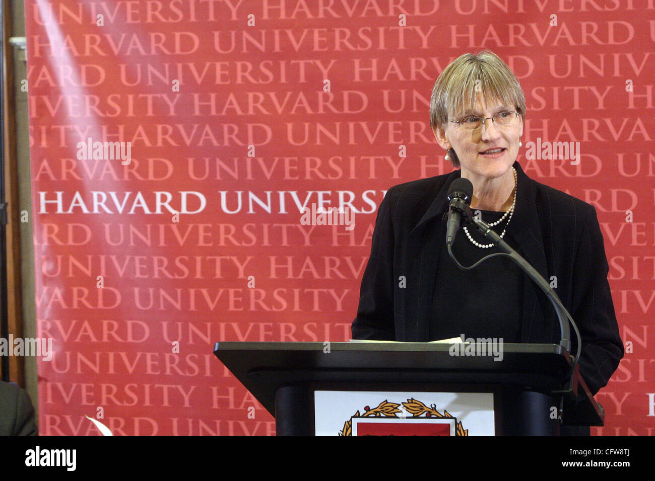 President of harvard university hi-res stock photography and images - Alamy