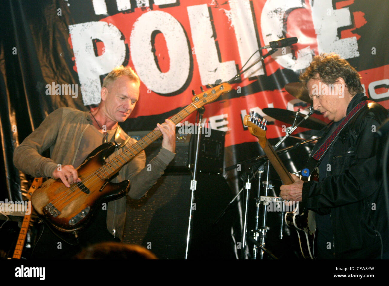 The police reunion tour 2007 hi-res stock photography and images - Alamy