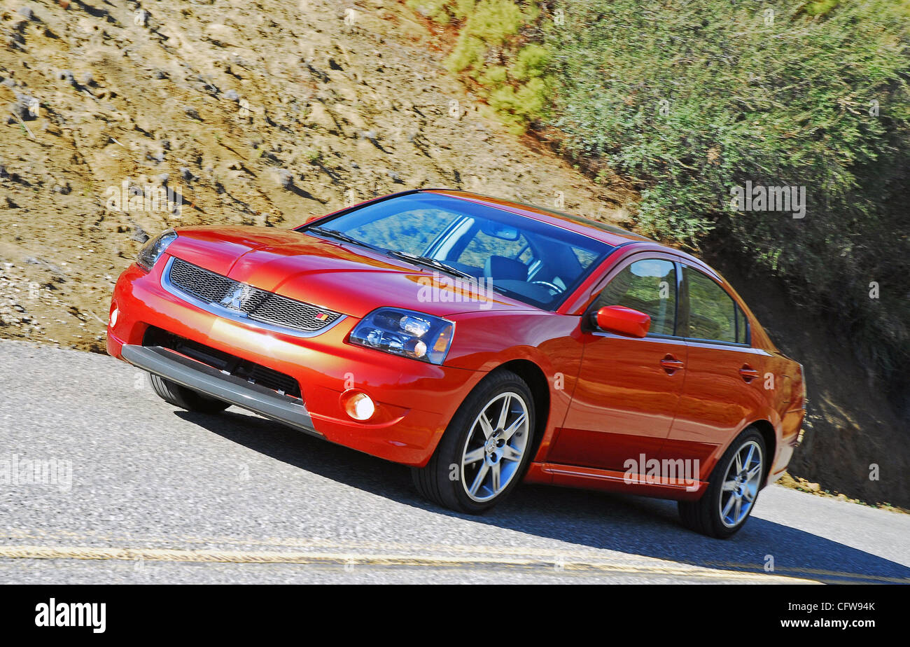 2007 Mitsubishi Galant Ralliart Pan Left Up Stock Photo - Alamy