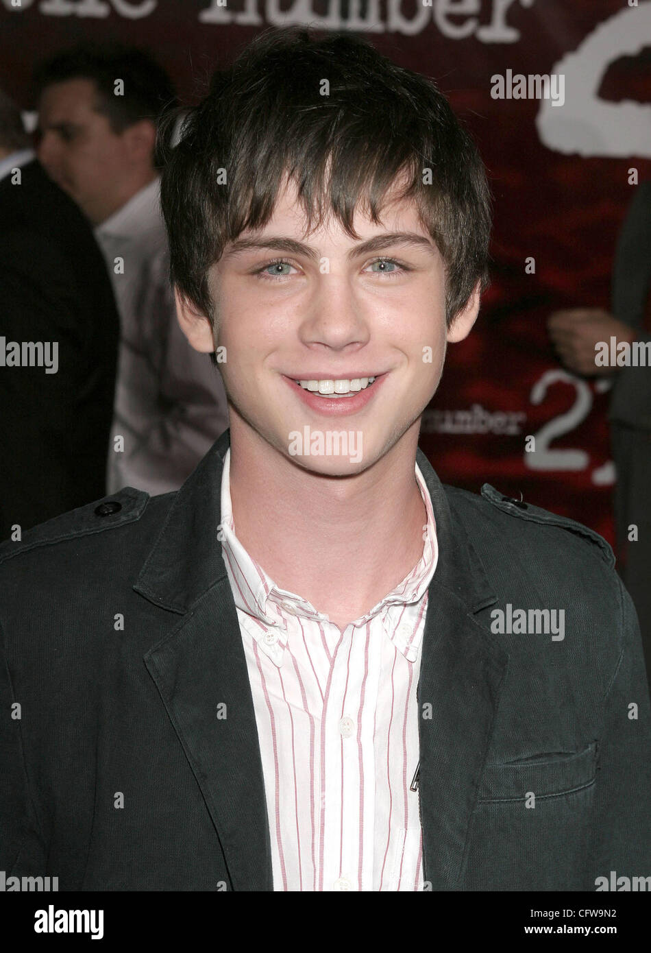 Feb 13, 2007; Hollywood, CA, United States; Actor LOGAN LERMAN at the ...
