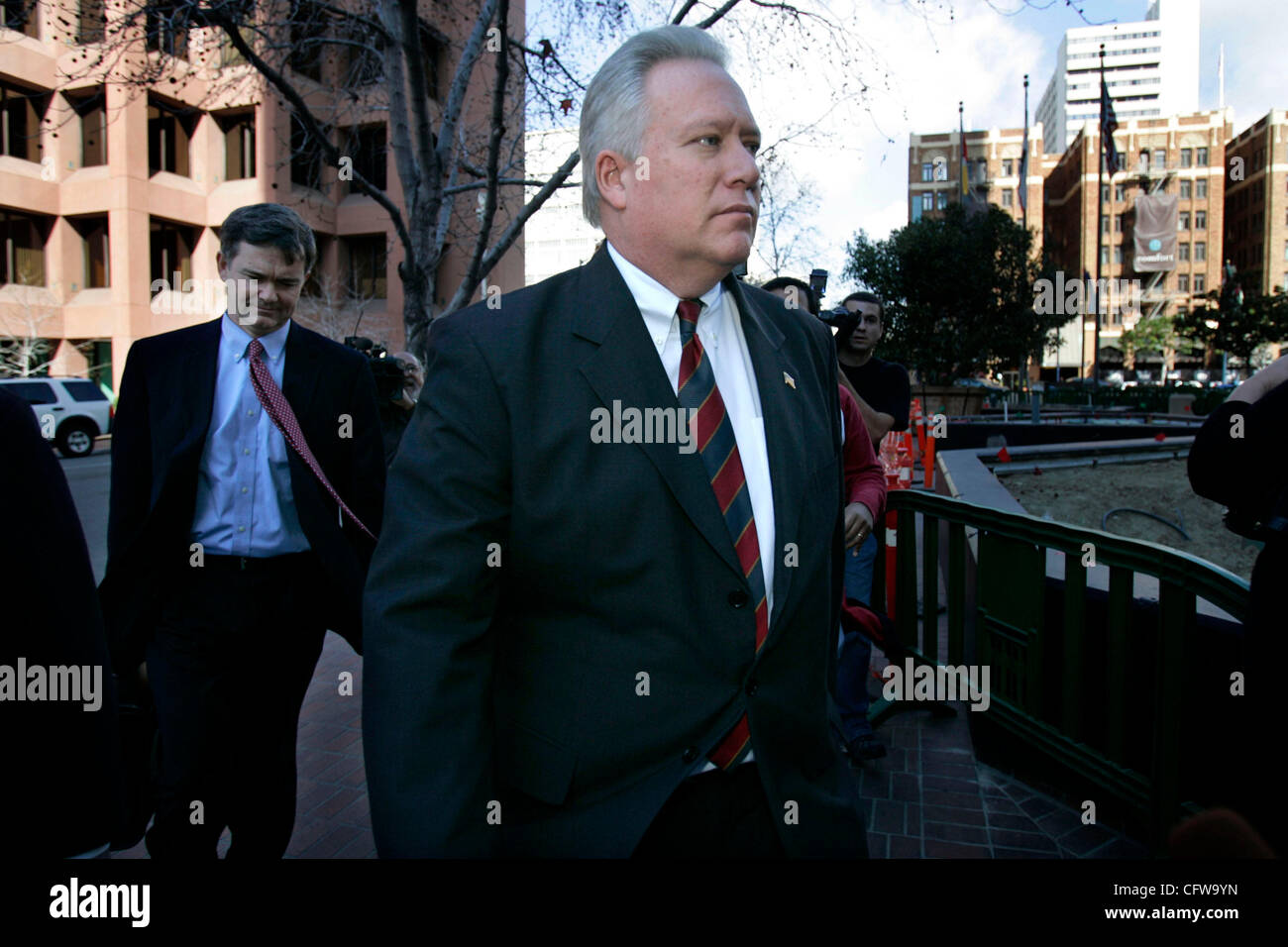 February 14, 2007 San Diego California USA KYLE "DUSTY" FOGGO leaves ...