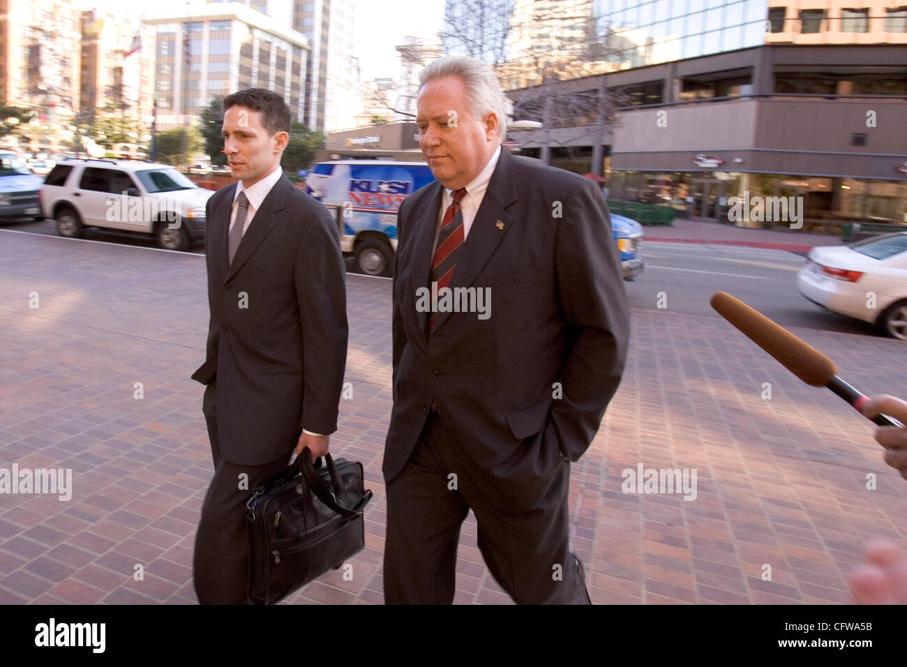 February 14, 2007 San Diego California USA (LtoR) Attorney ANDREW DOBER ...