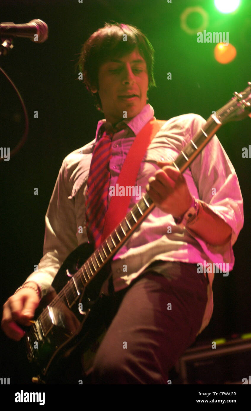 Feb. 15, 2007; Myrtle Beach, SC USA; Guitarist CHRISTIAN LANGDON of the ...
